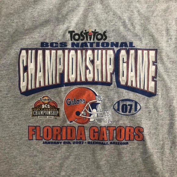 Shirts | Vintage 207 Tostitos Florida Gators Bcs National Championship ...